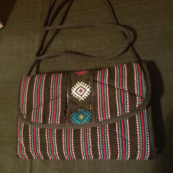 Maya | Bags | Maya Works Interweaving Lives Guatemala Crossbody Wallet ...